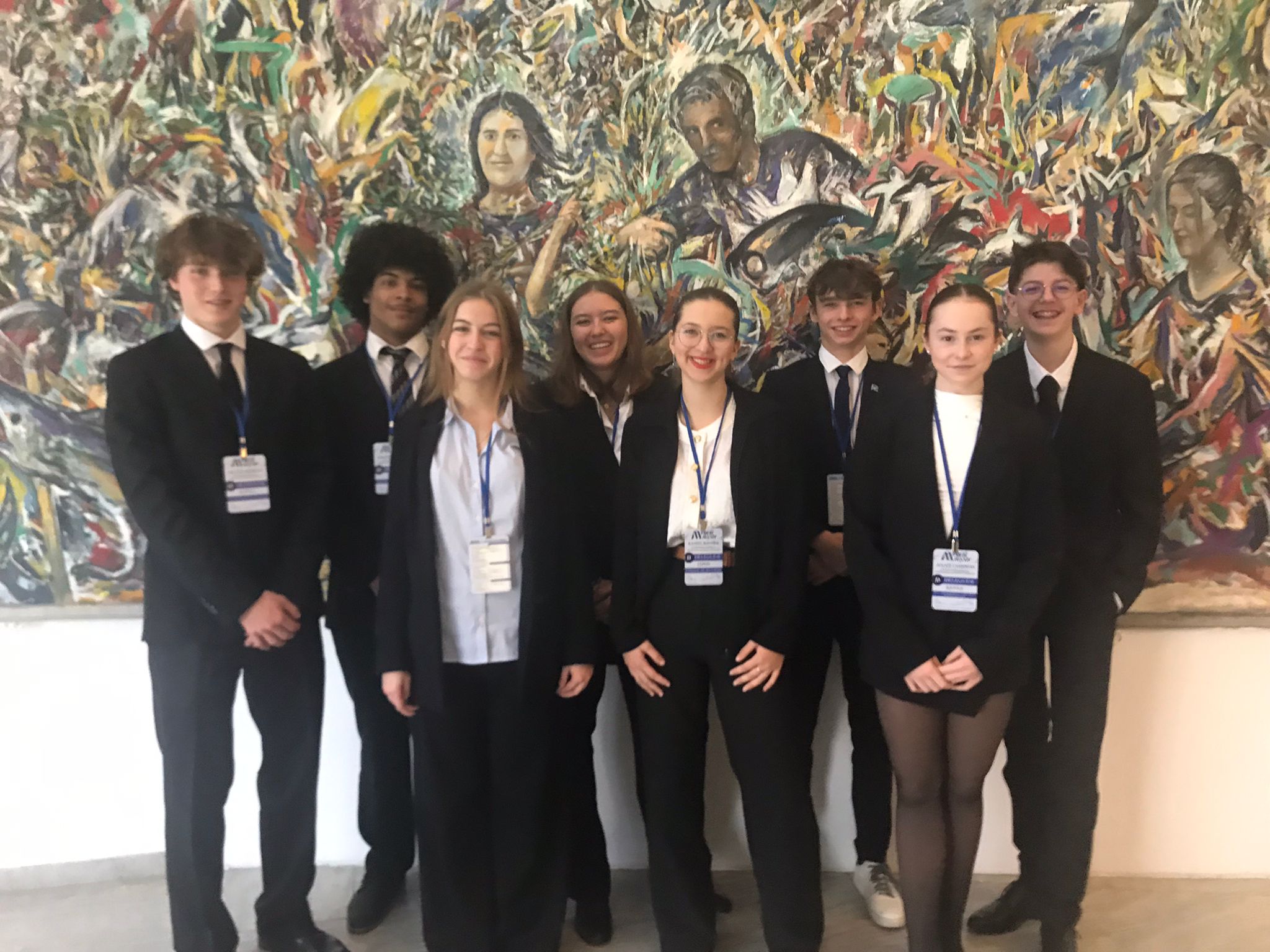 ClerMUN students at MFINUE, Istanbul - Ecole Bilingue Internationale
